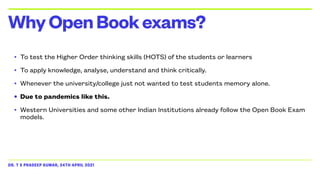 Open book Examination | PPT