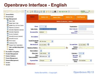 Openbravo interface R2.13
