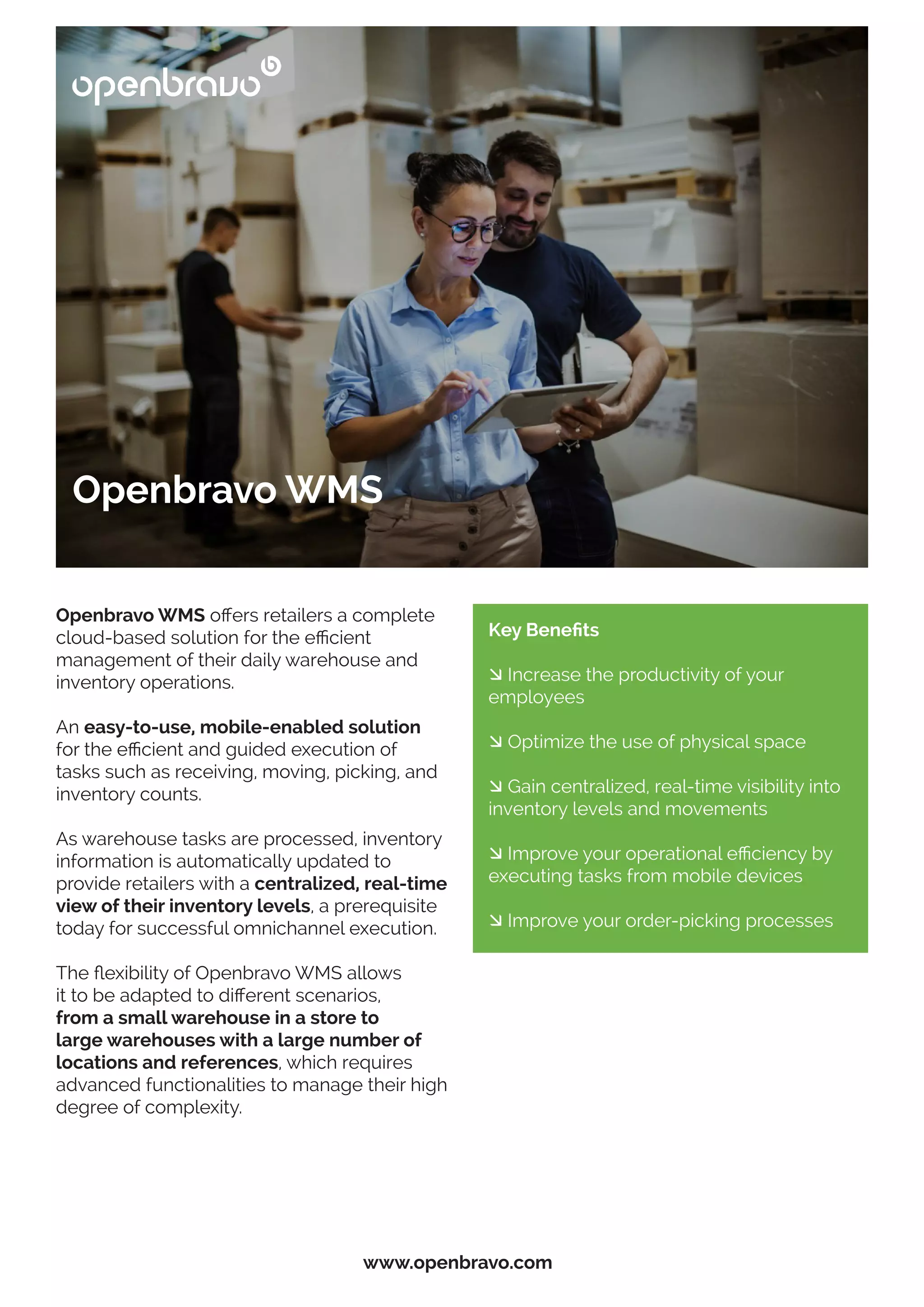 Openbravo WMS Datasheet | PDF