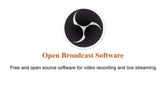 Open Broadcaster Software | PDF