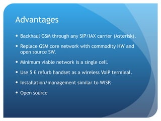 OpenBTS: Emergency GSM Messaging & Monitoring System for Civil ...