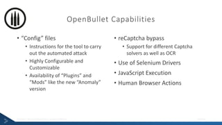 There’s an OpenBullet Attack Config for Your Site – What Should You Do? | PPT