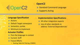 Incident Response in Cyber-Relevant Time - OpenC2 | PPT