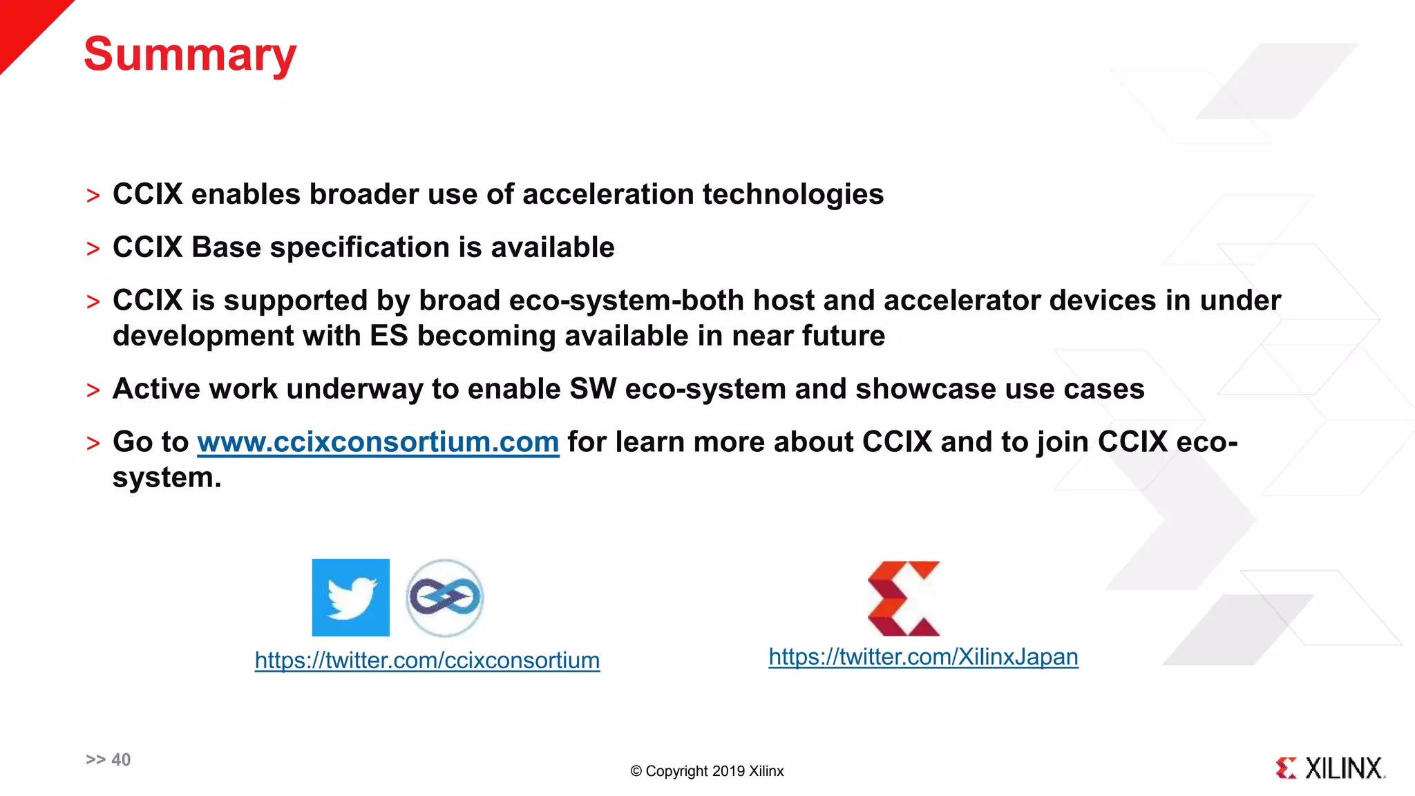 Xilinx Data Center Strategy and CCIX | PPT