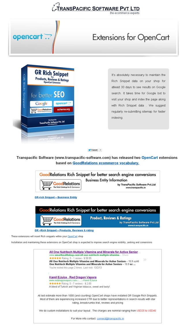 Opencart eCommerce-Extension | PDF