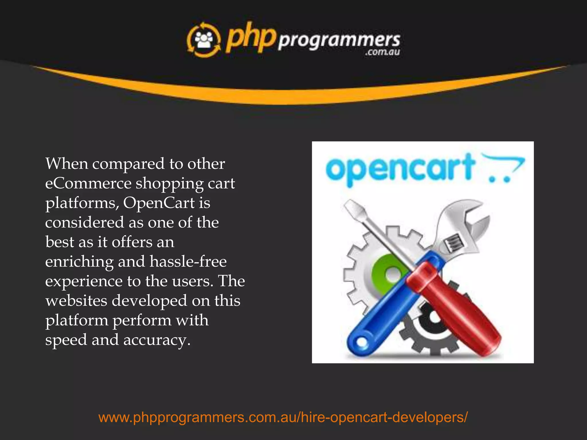 Open cart developers | PPTX