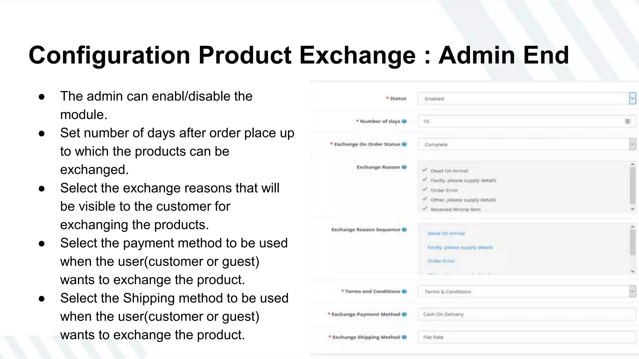 Open cart product exchange | PPTX