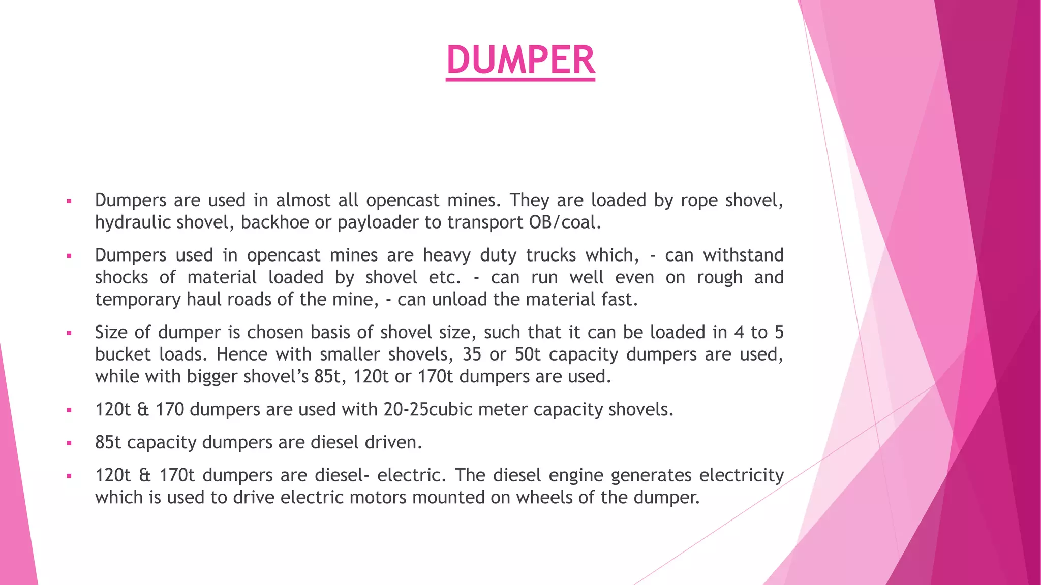 Opencast mining machineries | PDF