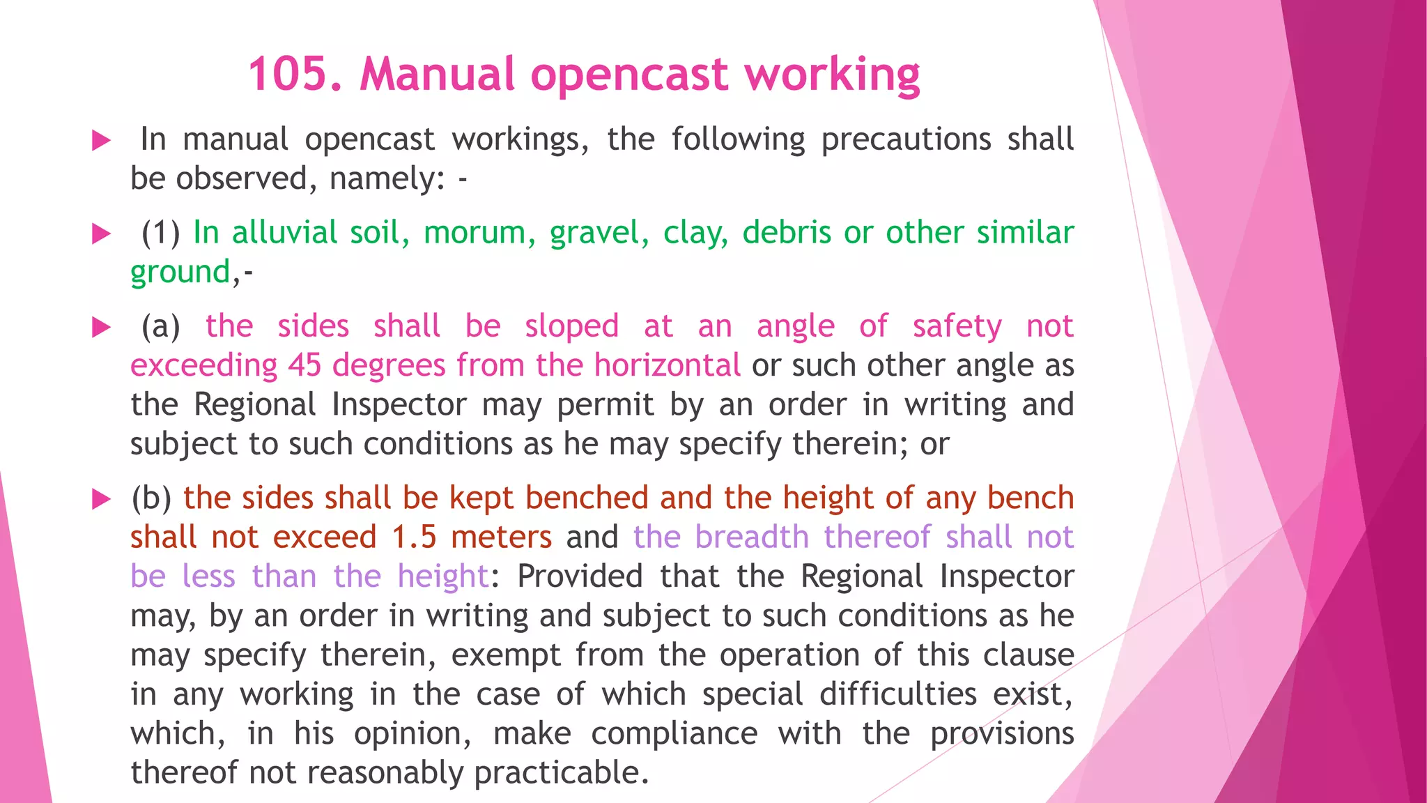 Opencast mining machineries | PDF