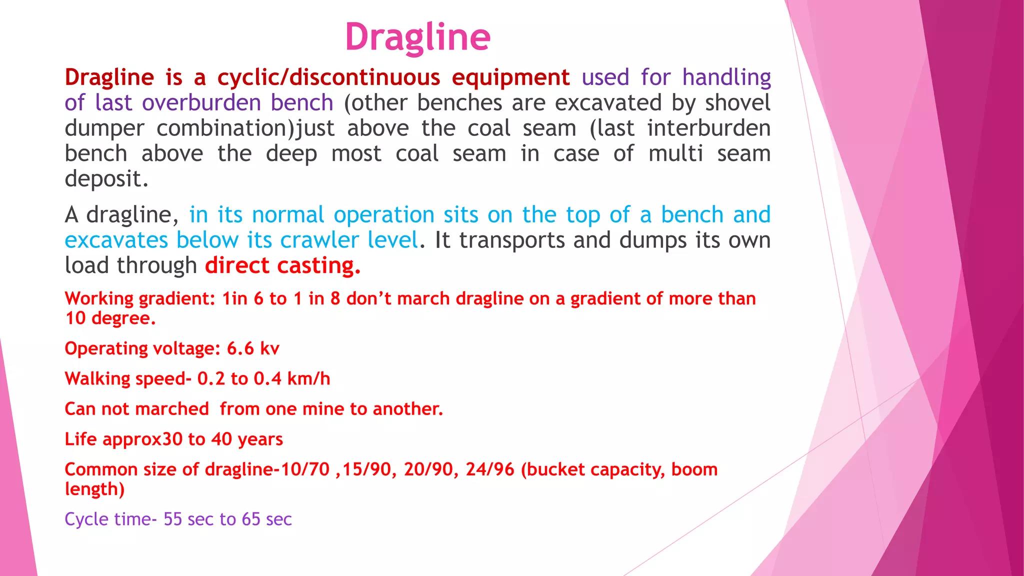 Opencast mining machineries | PDF
