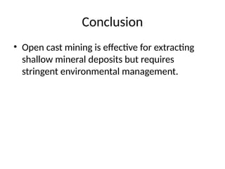 Open_Cast_Mining_Presentation.pptx mining | PPTX