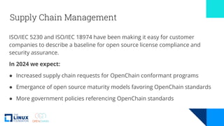OpenChain - The Ramifications of ISO/IEC 5230 and ISO/IEC 18974 for Legal Professionals in 2024 ...