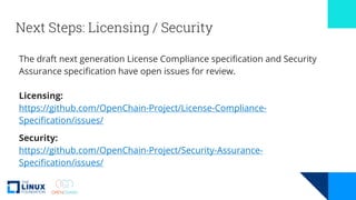 OpenChain - The Ramifications of ISO/IEC 5230 and ISO/IEC 18974 for Legal Professionals in 2024 ...