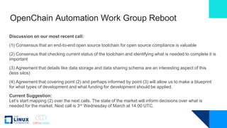OpenChain Monthly Meeting - North America / Asia - 2023-03-21 | PPTX | Operating Systems ...