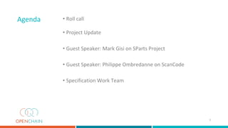 OpenChain Agenda 09-09-2019 | PPT