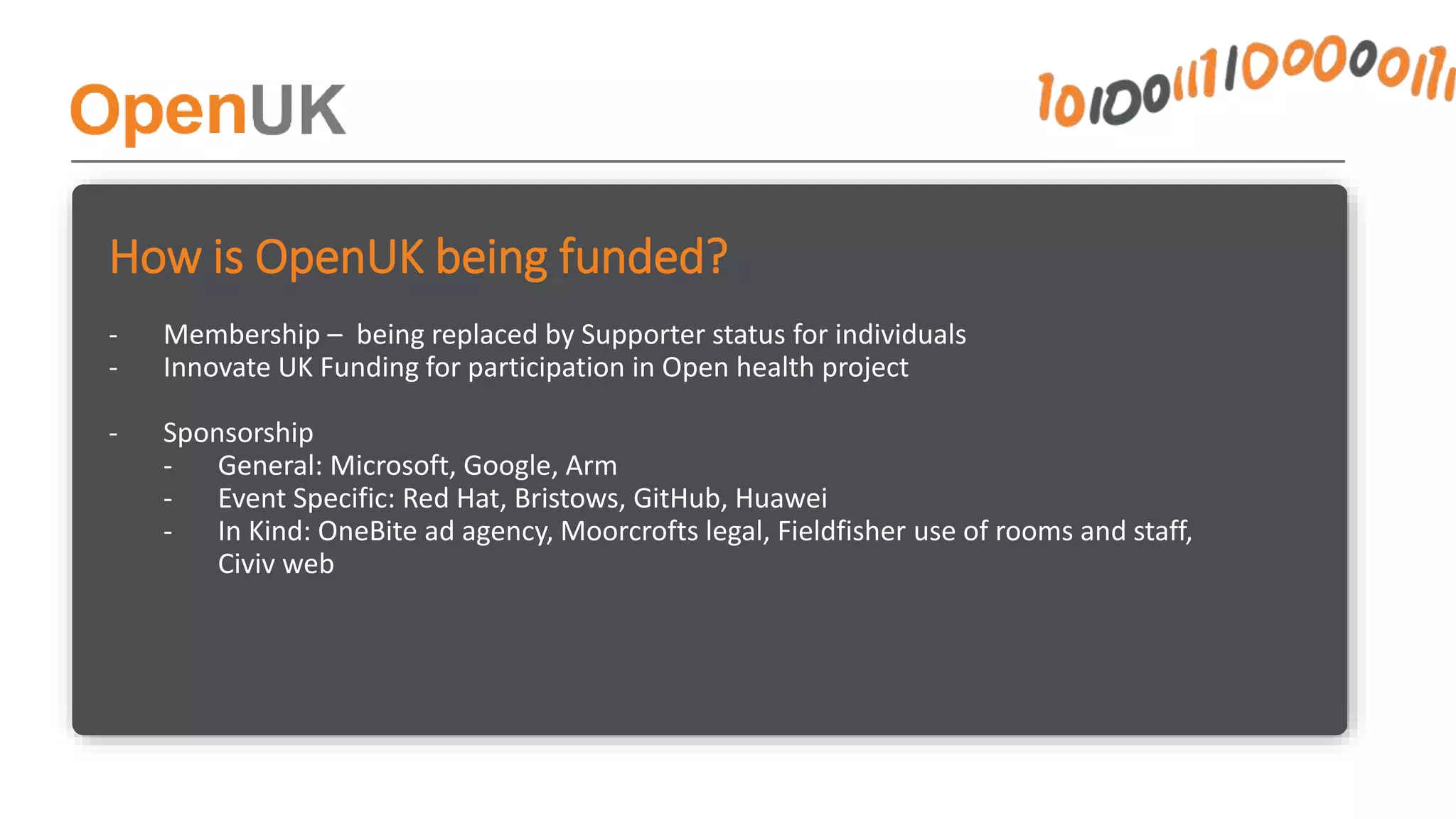 OpenChain & OpenUK Future Leaders Group Presentation (Reduced) | PPT