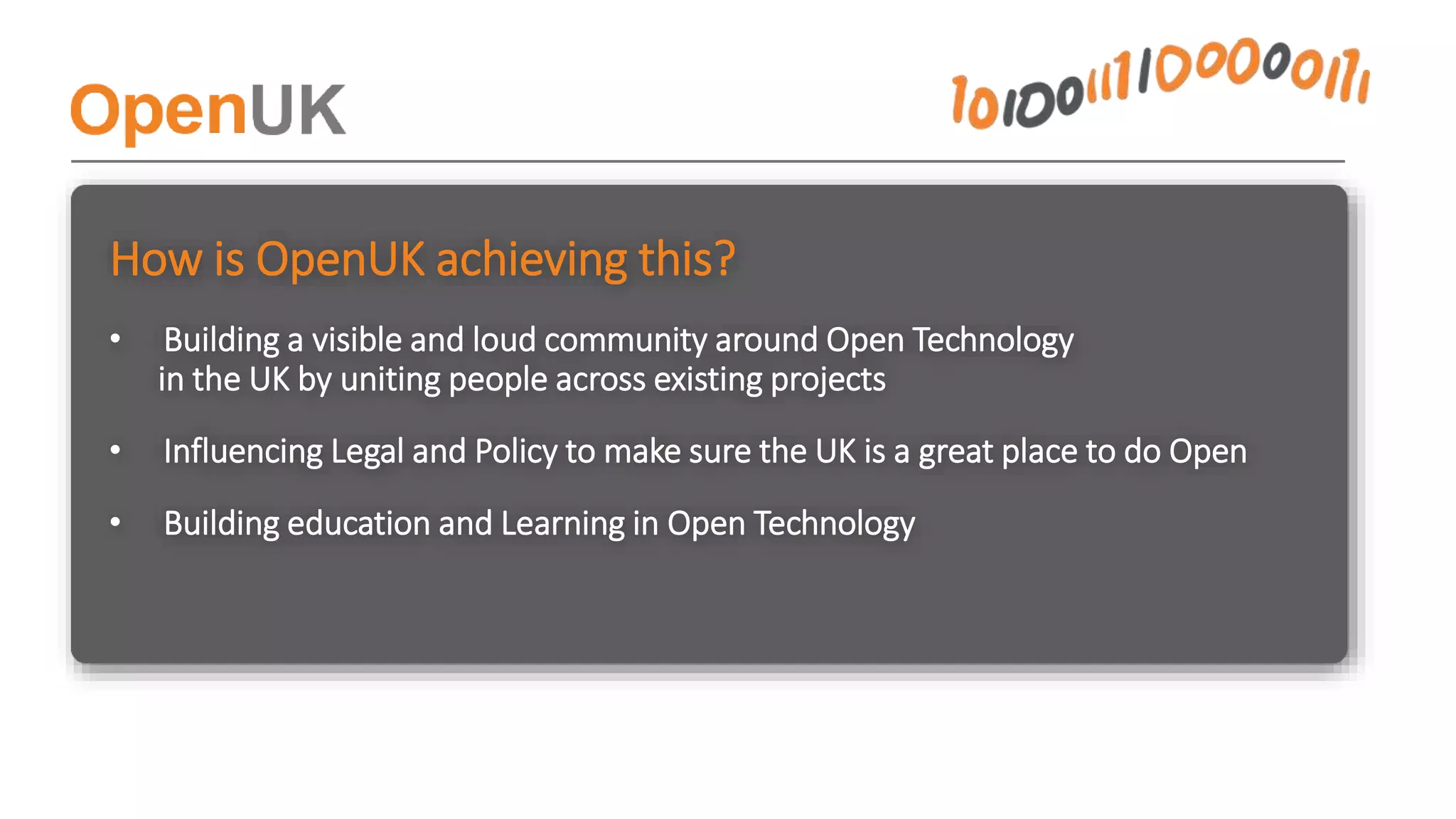 OpenChain & OpenUK Future Leaders Group Presentation (Reduced) | PPT