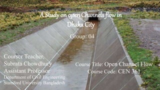 Open channal flow | PPTX