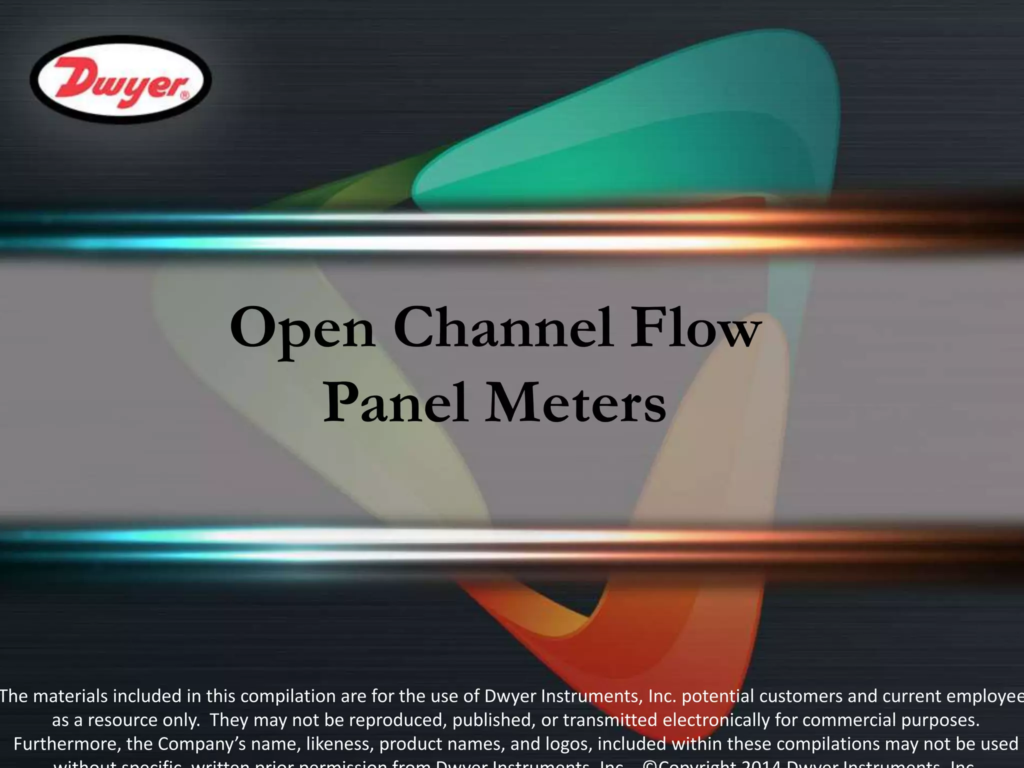 Open Channel and Panel Meters | PPTX