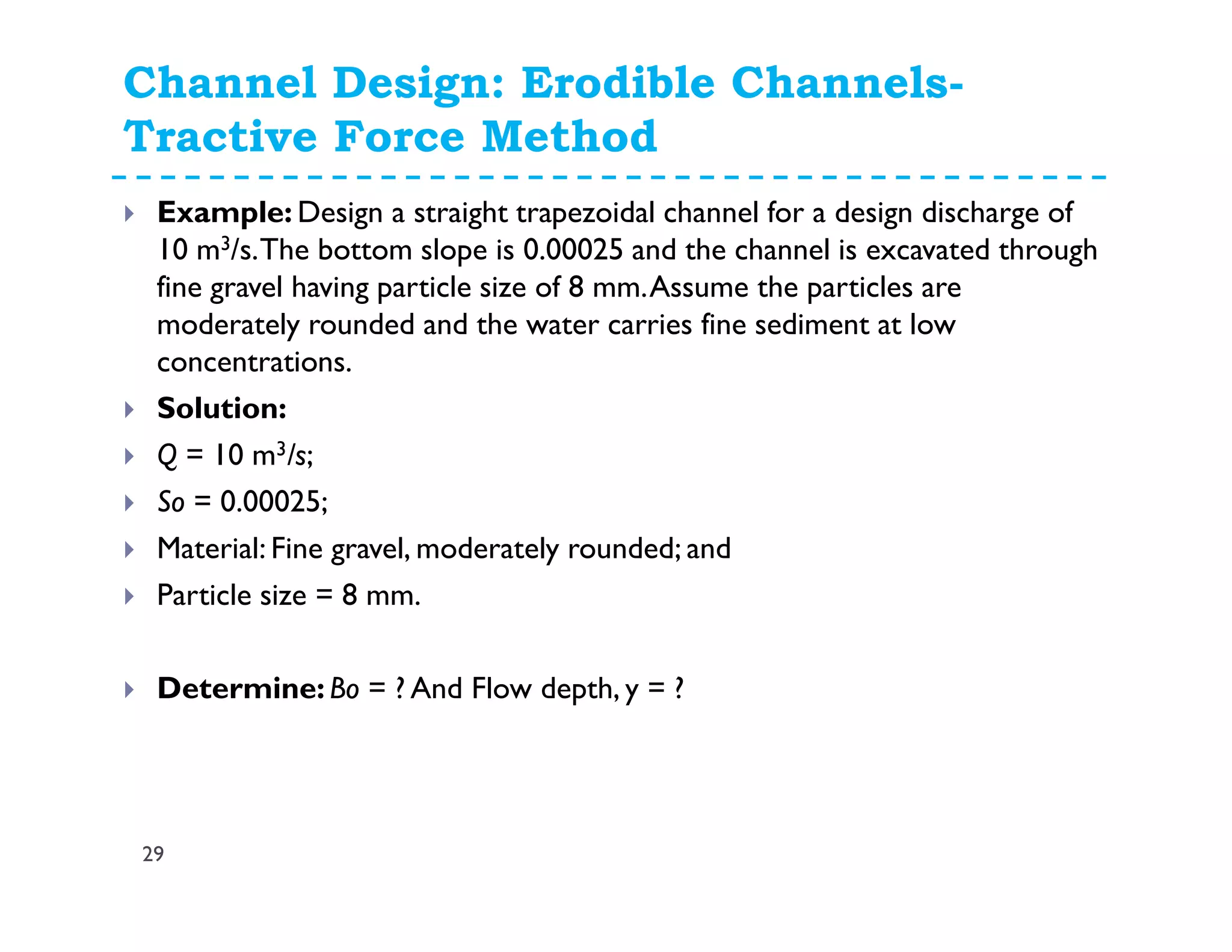 Open channel design | PDF