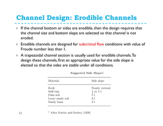 Open channel design | PDF