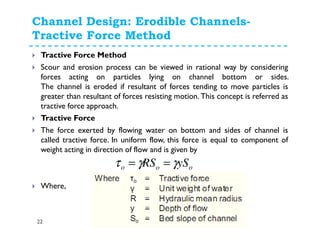Open channel design | PDF