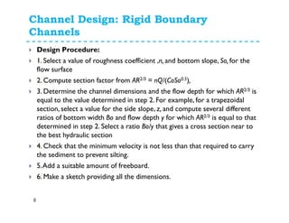 Open channel design | PDF