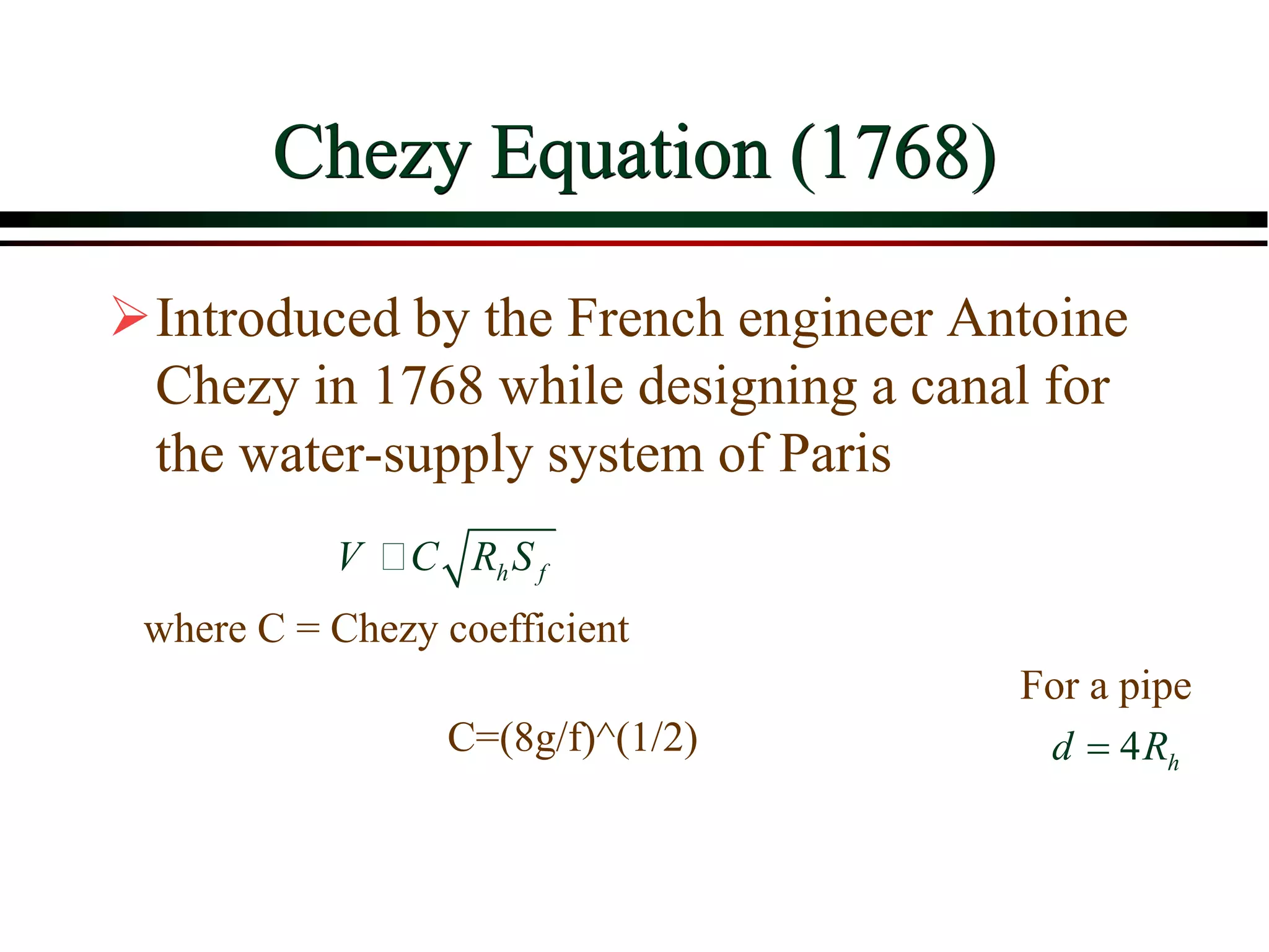 Open channel flow | PDF