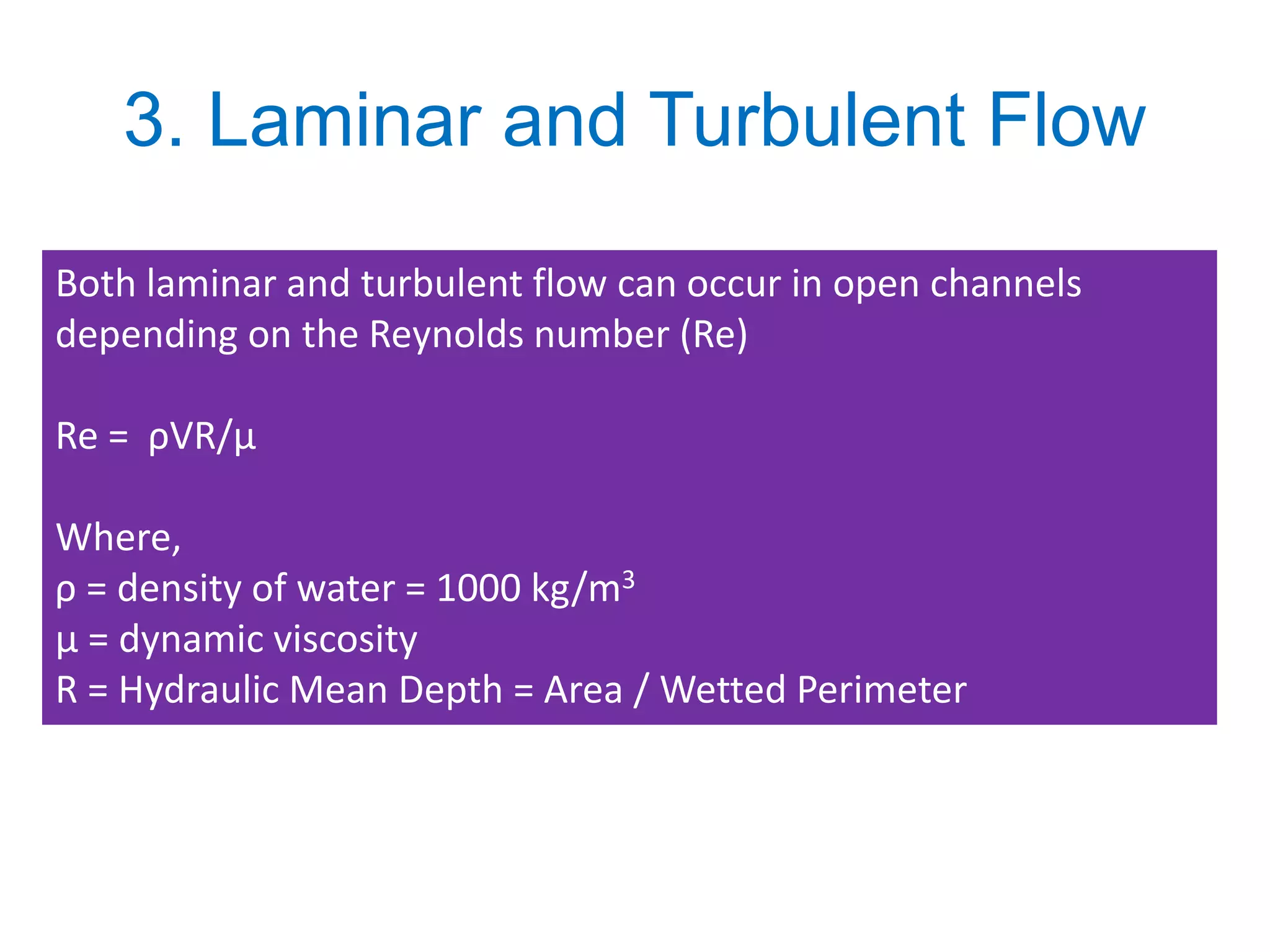 Open channel flow | PPTX