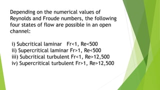 Open channel flow | PPTX
