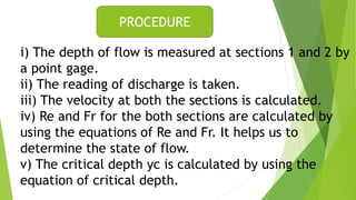 Open channel flow | PPT