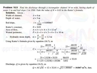 Open channel Flow - Uniform Flow | PPTX