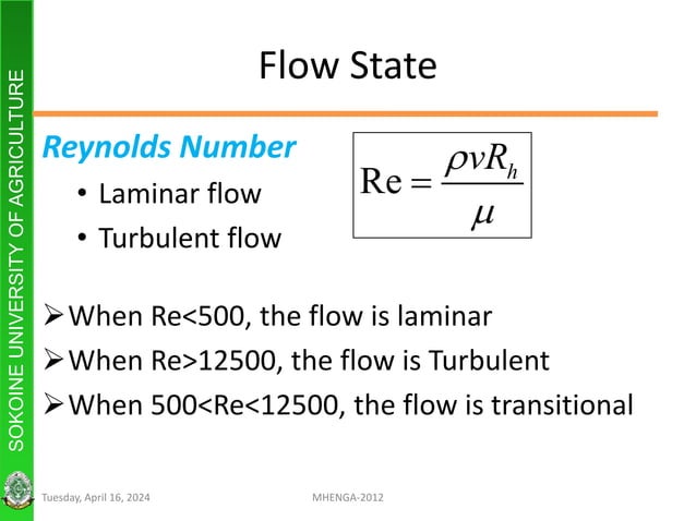 Learn how Design of Open channel flow step-by-step | PPT | Physics | Science
