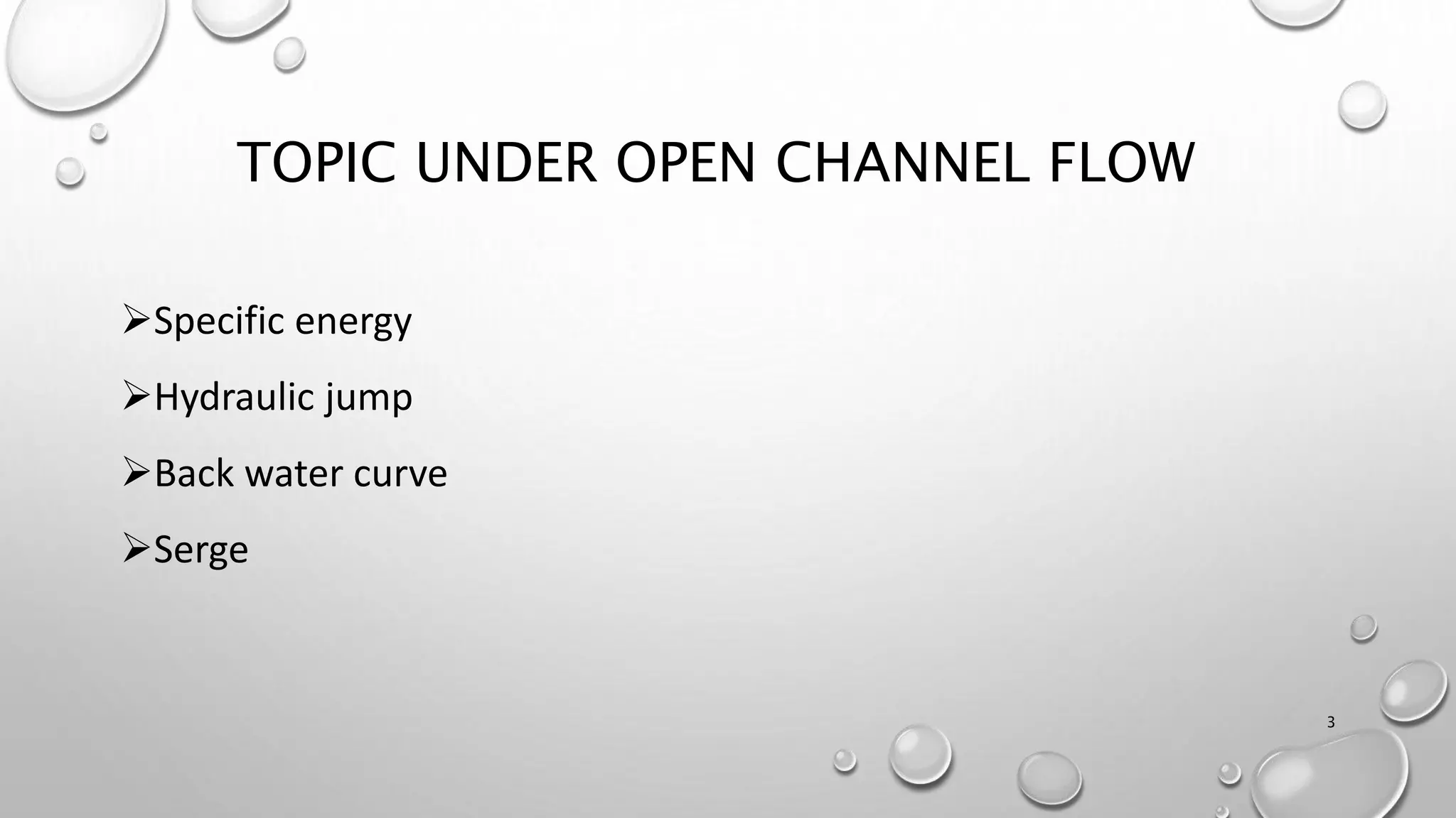Open channel flow by pratish awasthi | PPTX