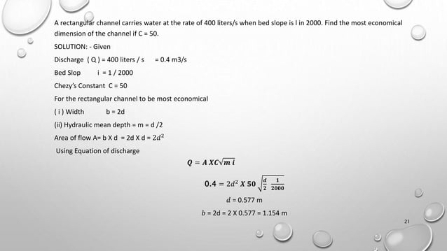 Open channel flow by pratish awasthi | PPTX