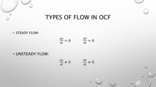 Open channel flow by pratish awasthi | PPTX