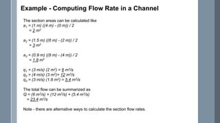 Open channel flow equation | PPTX
