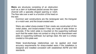 Open channel flow equation | PPTX