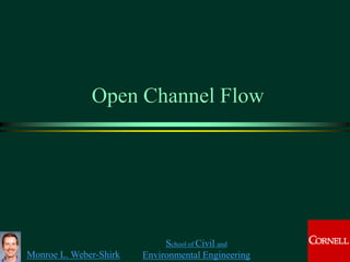 Open Channel Flow of irrigation and Drainage Department .ppt