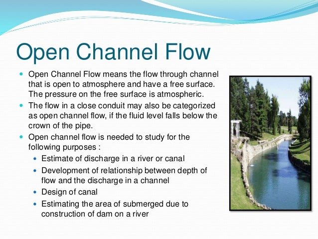 Open Channel Flow
