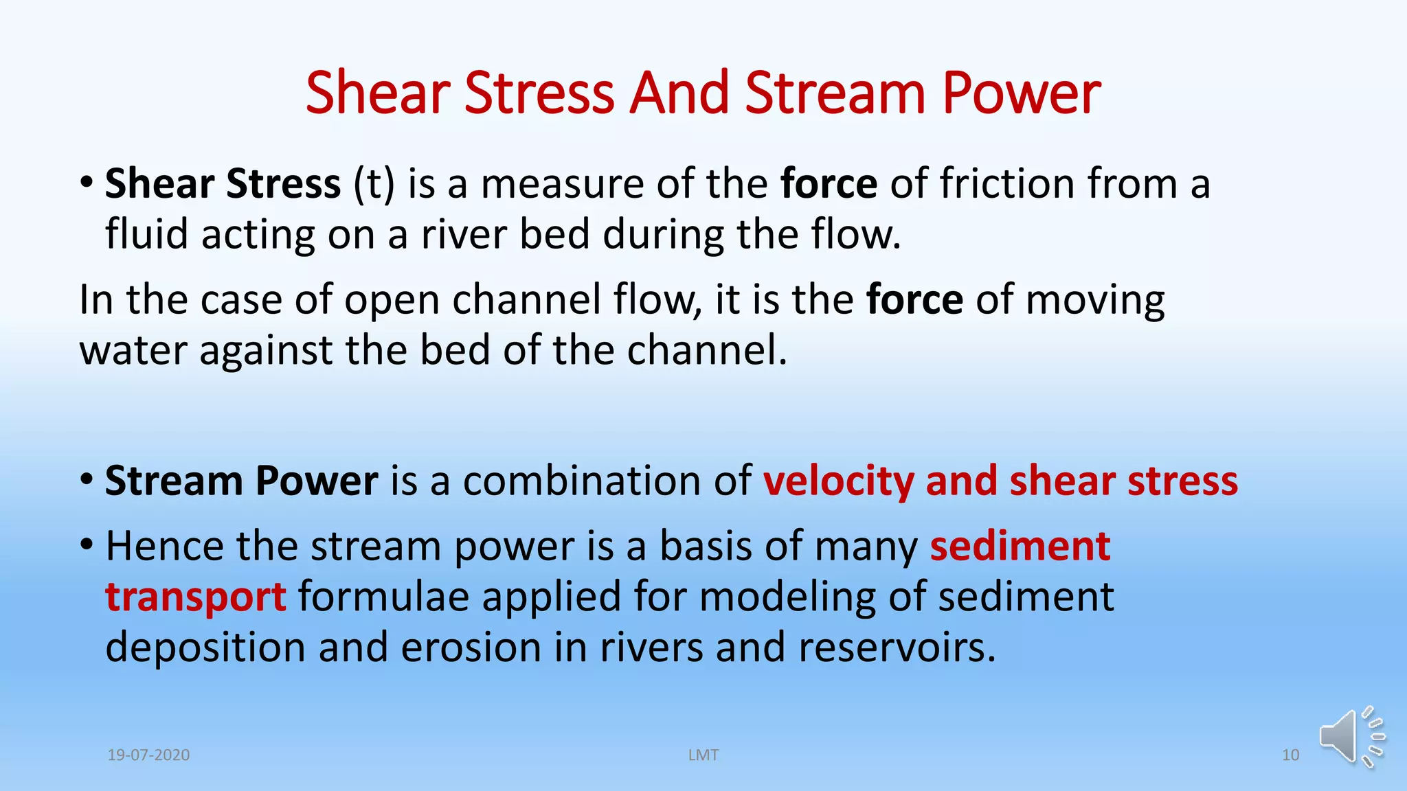 Open channel hydraulics | PPTX