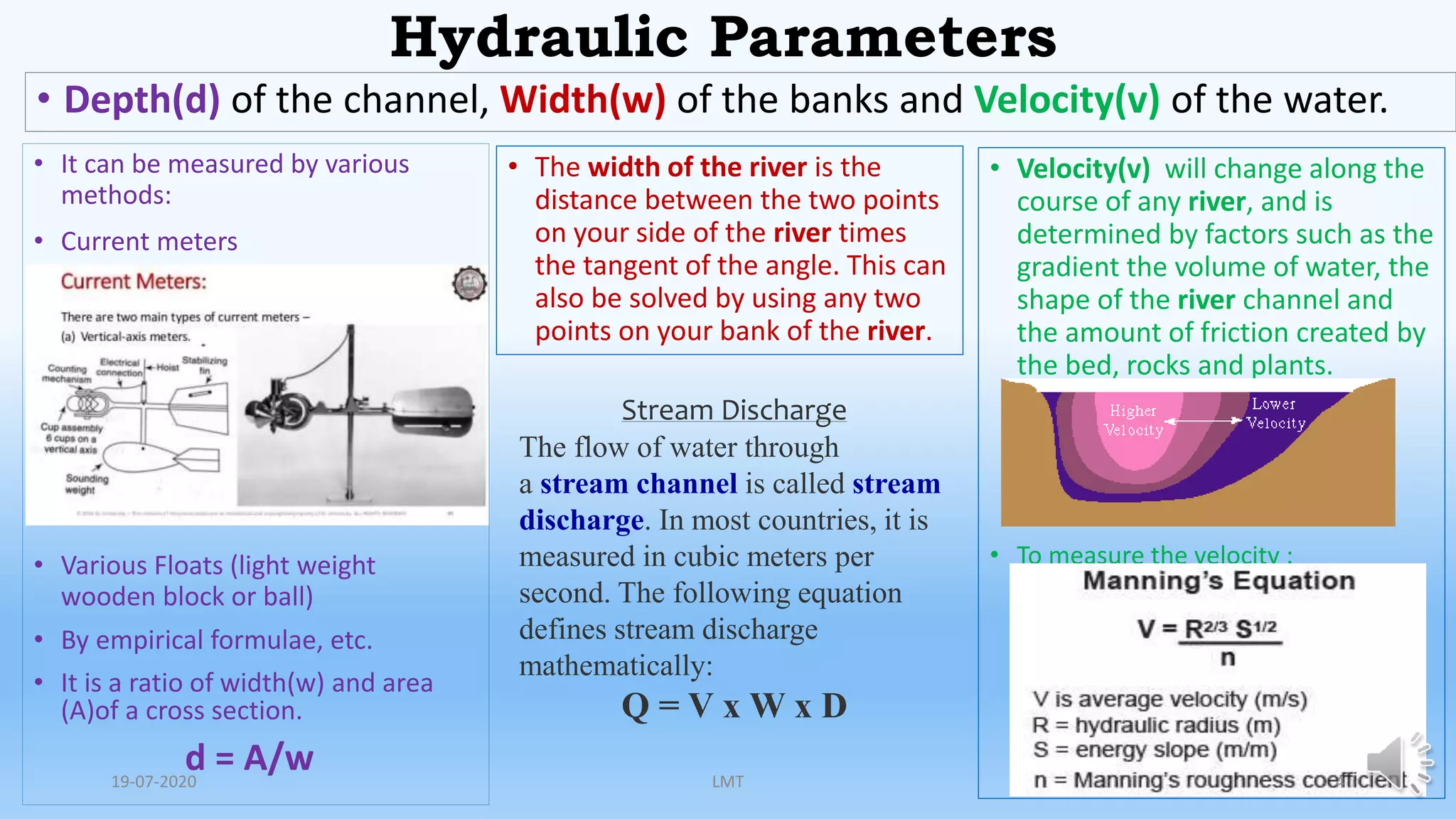 Open channel hydraulics | PPTX