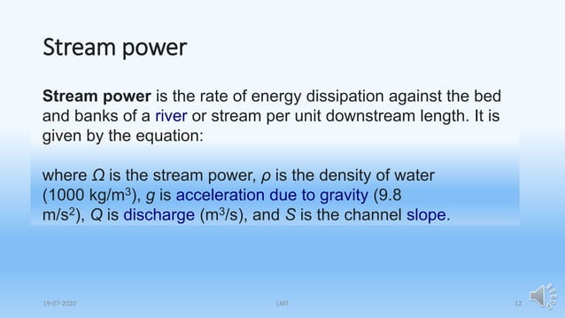 Open channel hydraulics | PPTX