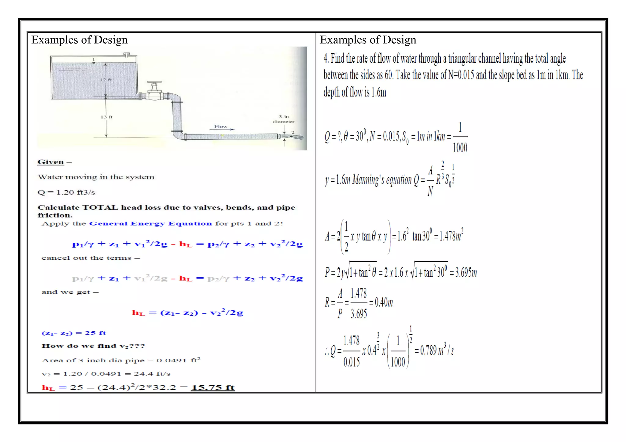 Open Channel VS Pipe Flow | PDF | Physics | Science
