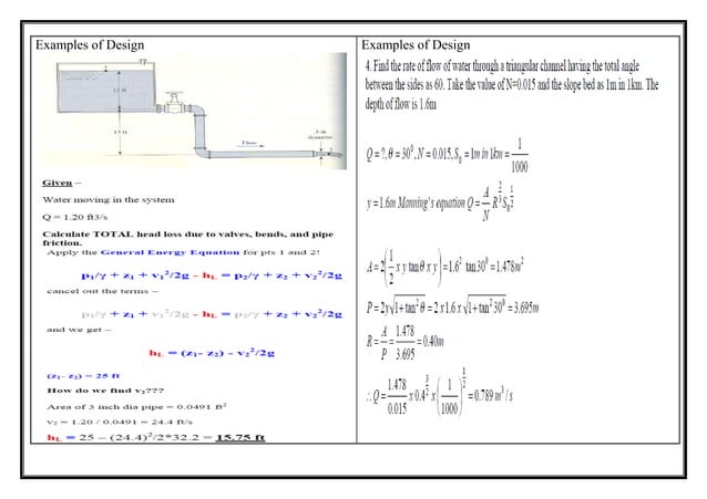 Open Channel VS Pipe Flow | PDF | Physics | Science
