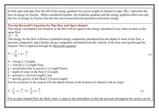 Open Channel VS Pipe Flow | PDF | Physics | Science