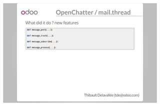 Odoo - Open chatter integration | PDF