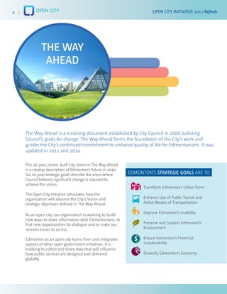 City of Edmonton Open City Initiative | PDF