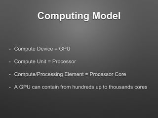 OpenCL Heterogeneous Parallel Computing | PPT