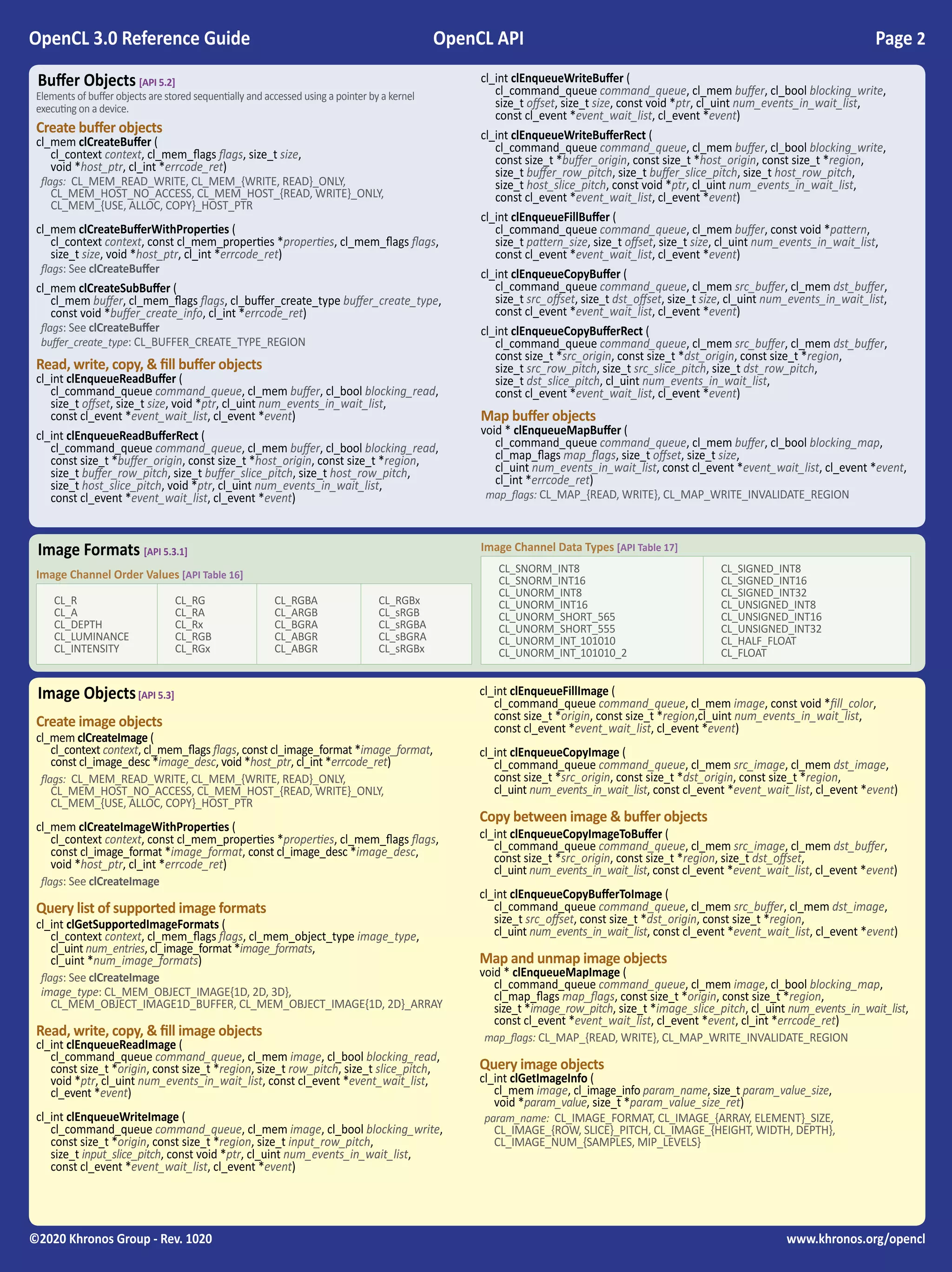 OpenCL 3.0 Reference Guide | PDF